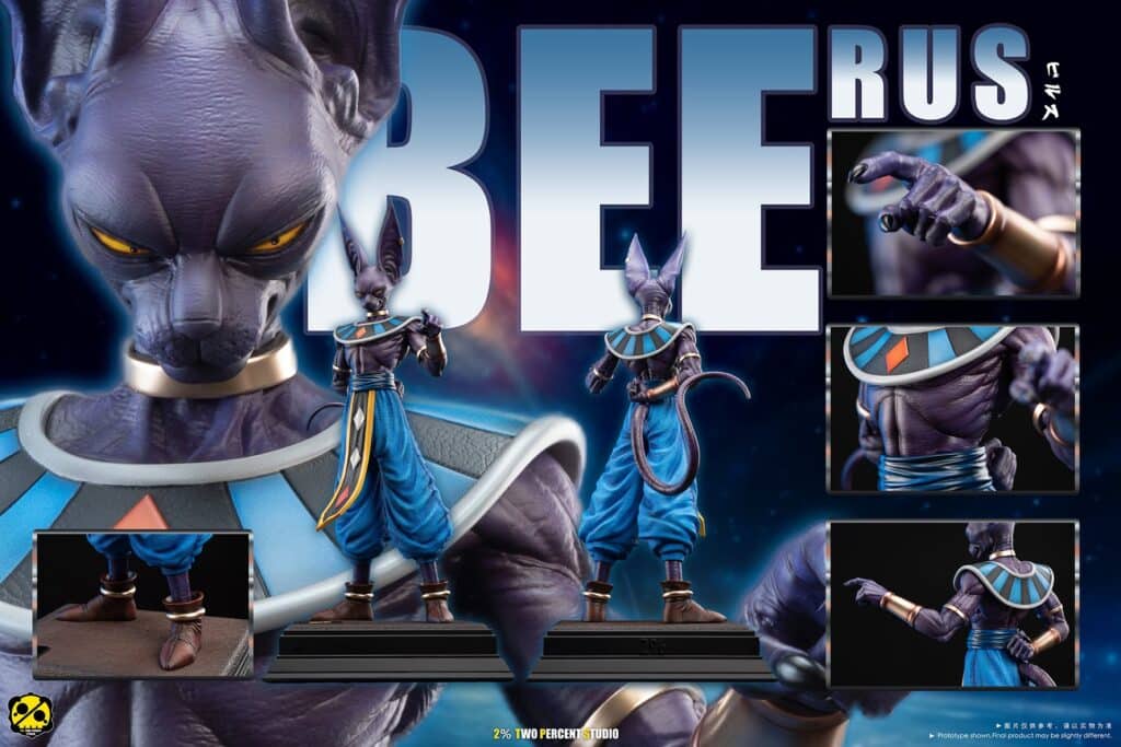 Dragon Ball - Beerus | 1:1 Resin Statue | von 2% Studio | HandsomeCake ...