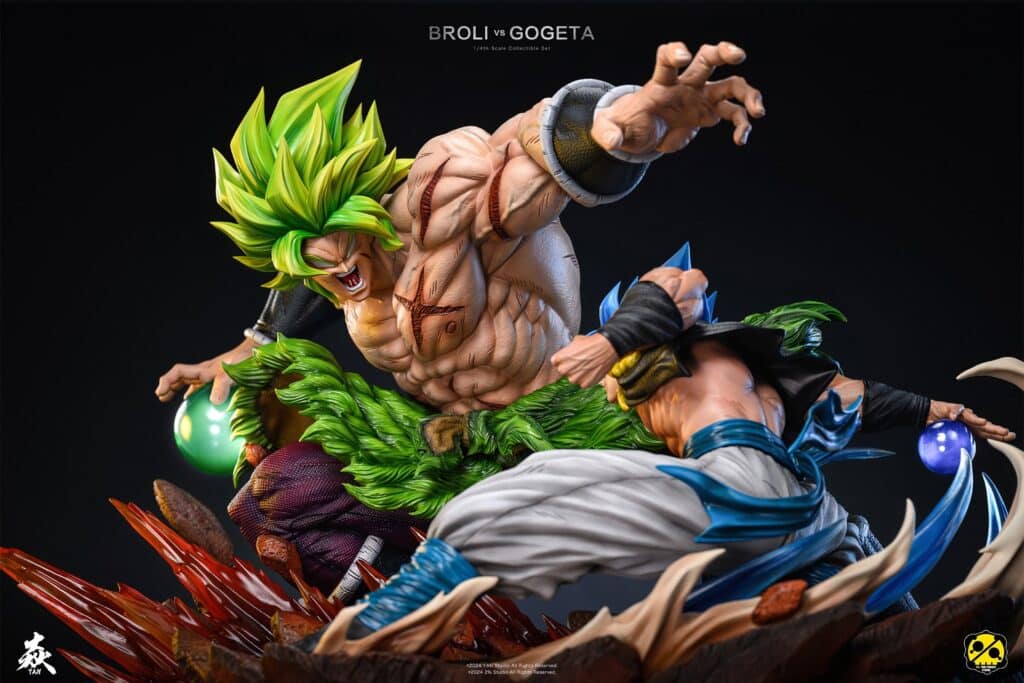 Dragon Ball - Broly vs. Gogeta | 1:4 Resin Statue | von 2% Studio ...