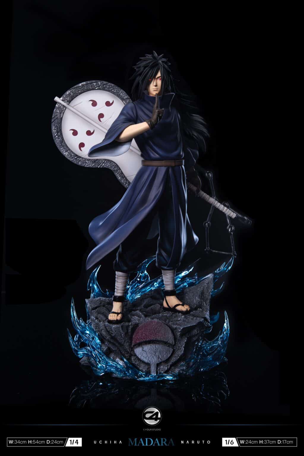 Naruto - Uchiha Madara | 1:4 Resin Statue | von C4 Studio ...