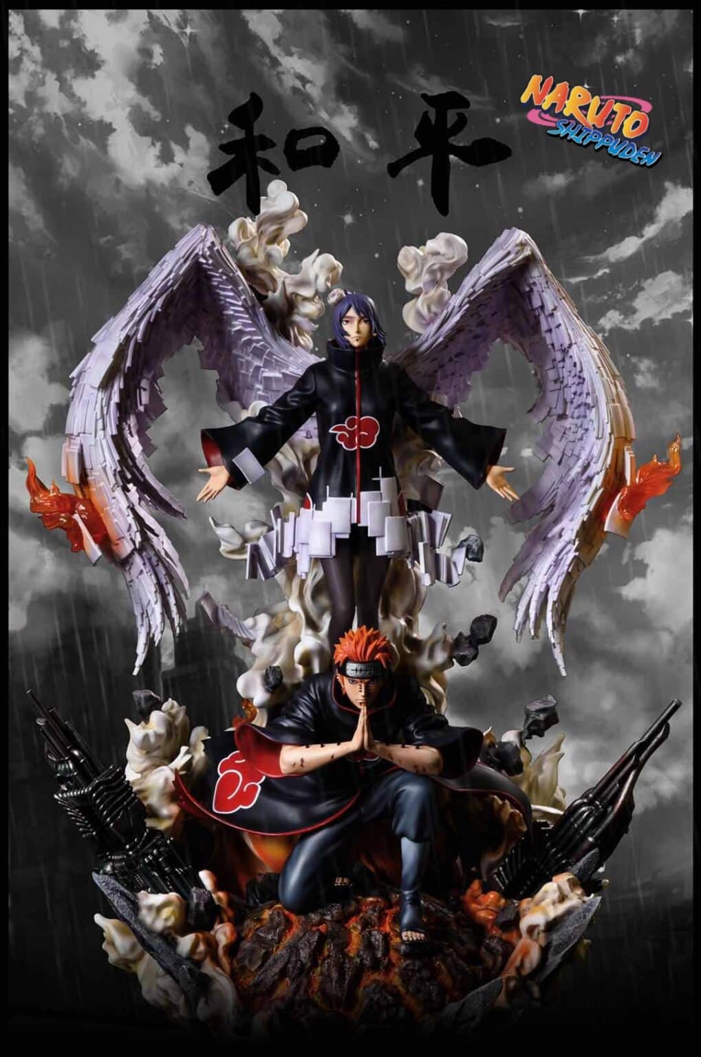 Naruto - Konan & Pain | 1:7 Resin Statue | von CW & Surge Studio ...